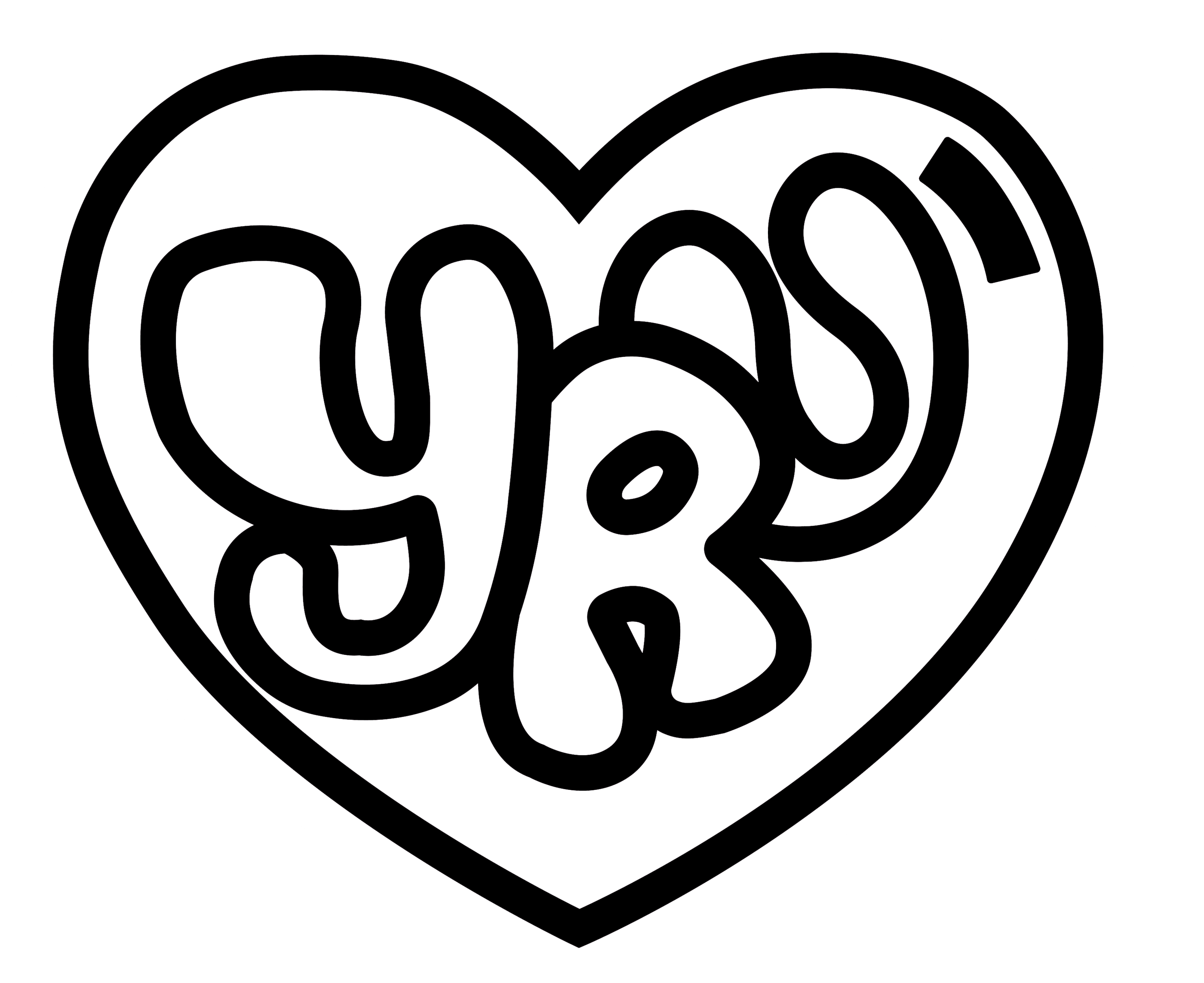 FRIGHT - BLACK/WHITE - Y R U